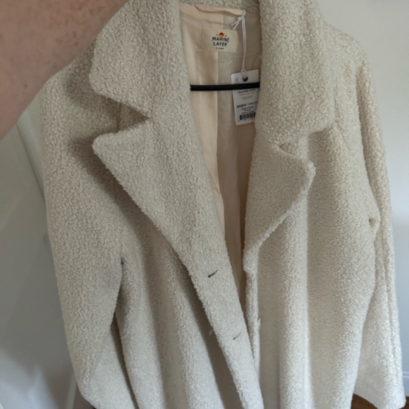 Marine Layer | Jackets & Coats | Nwt Marine Layer Aspen Coat In Cream ...